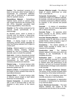 Irs concrete bridge code | PDF