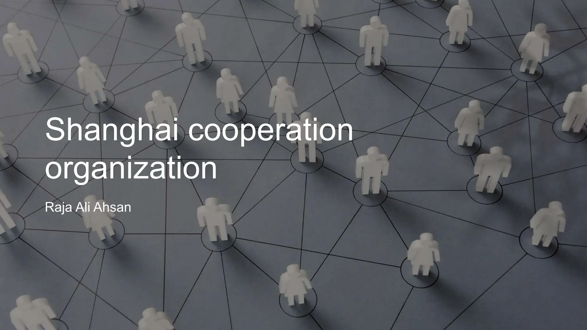 Shanghai cooperation organisation goals | PPTX