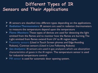 Ir sensor mechanism and interfacing with a micro controllers.PPT