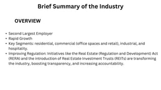 Industry Review on Real Estate Sector in India.pptx