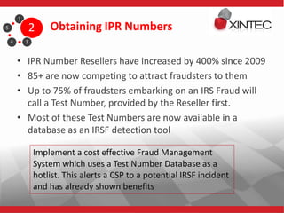 IRSF Protection with PRISM | PPT