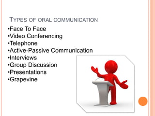 oral communication. | PPTX