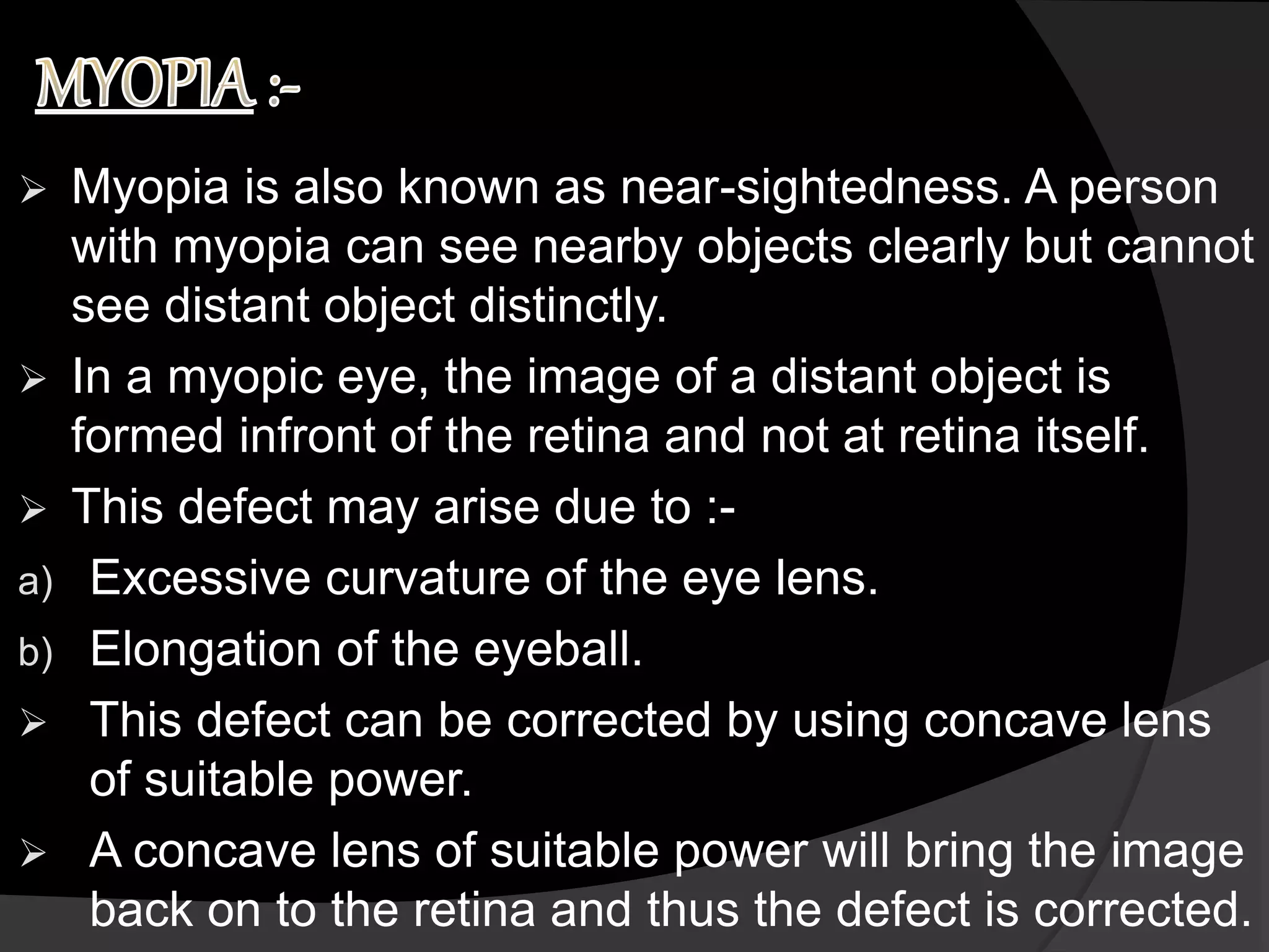 HUMAN EYE AND ITS DEFECTS | PPTX