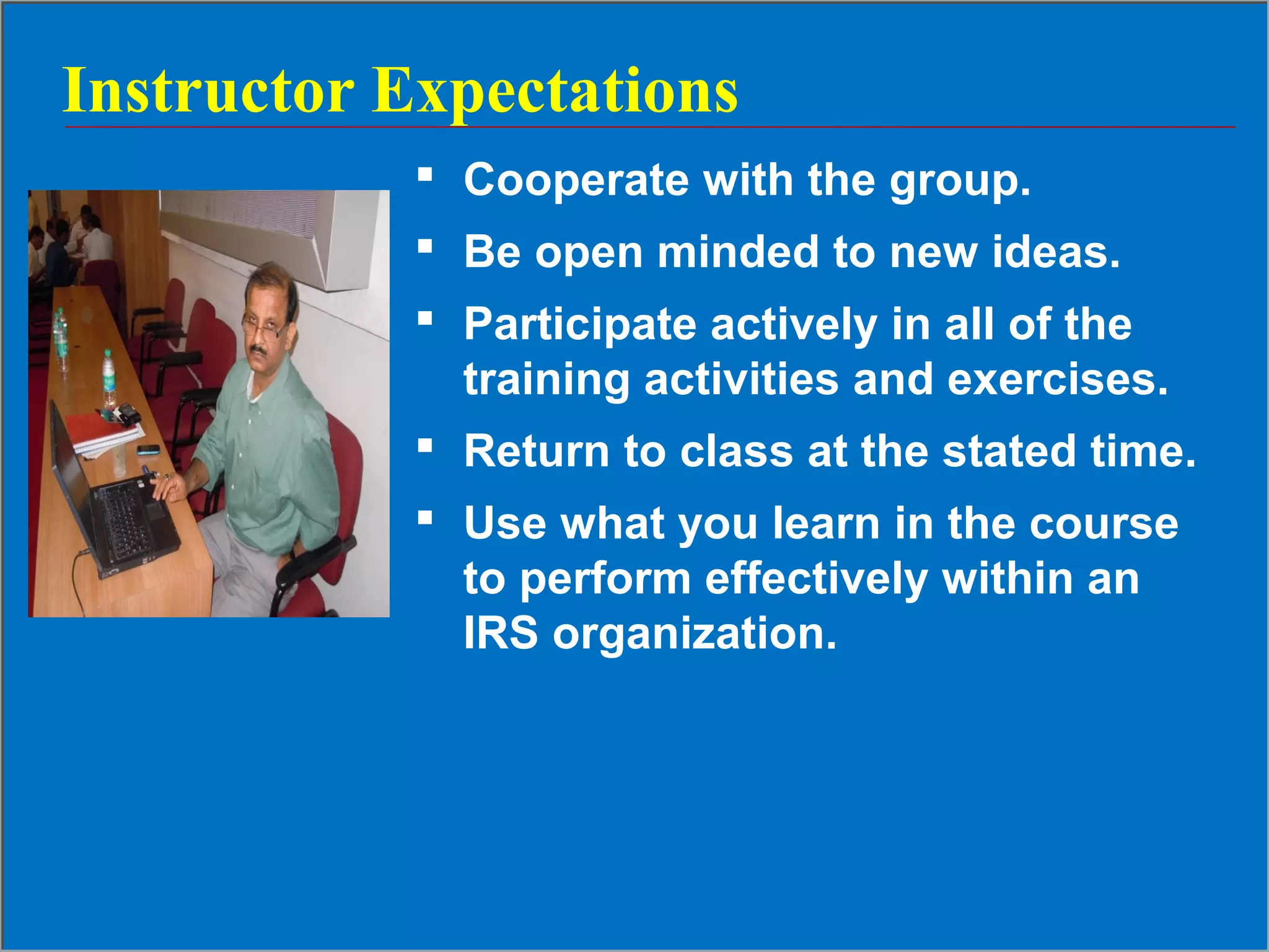 Irs intro unit 1 course overview usfs ip (1) | PPT | Business | Business and Finance