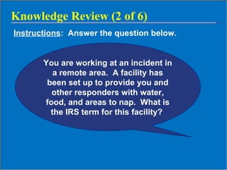 Irs intro unit 6 facilities usfs ip (1) | PPT