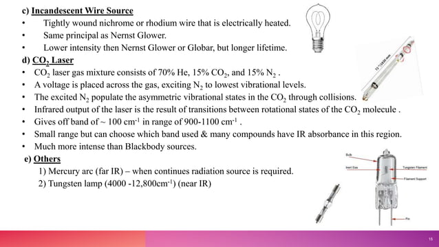 IR SPECTROCOPY, Instrumentation of IR spectroscopy, Application of IR spectroscopy.pptx ...