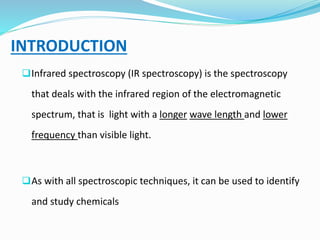 Ir spectroscopy | PPTX