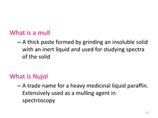 Ir spectroscopy | PPTX