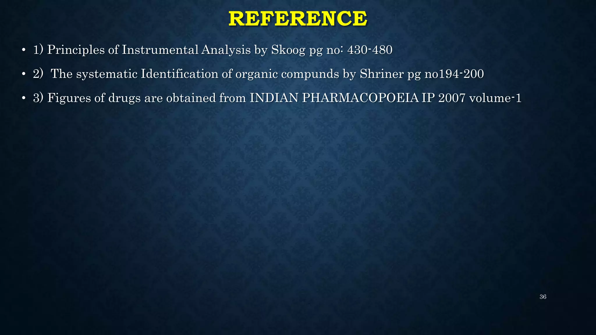 IMPORTANCE OF IR SPECTROSCOPY IN STRUCTURAL ELUCIDATION OF ORGANIC ...