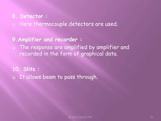Ir spectroscopy | PPTX