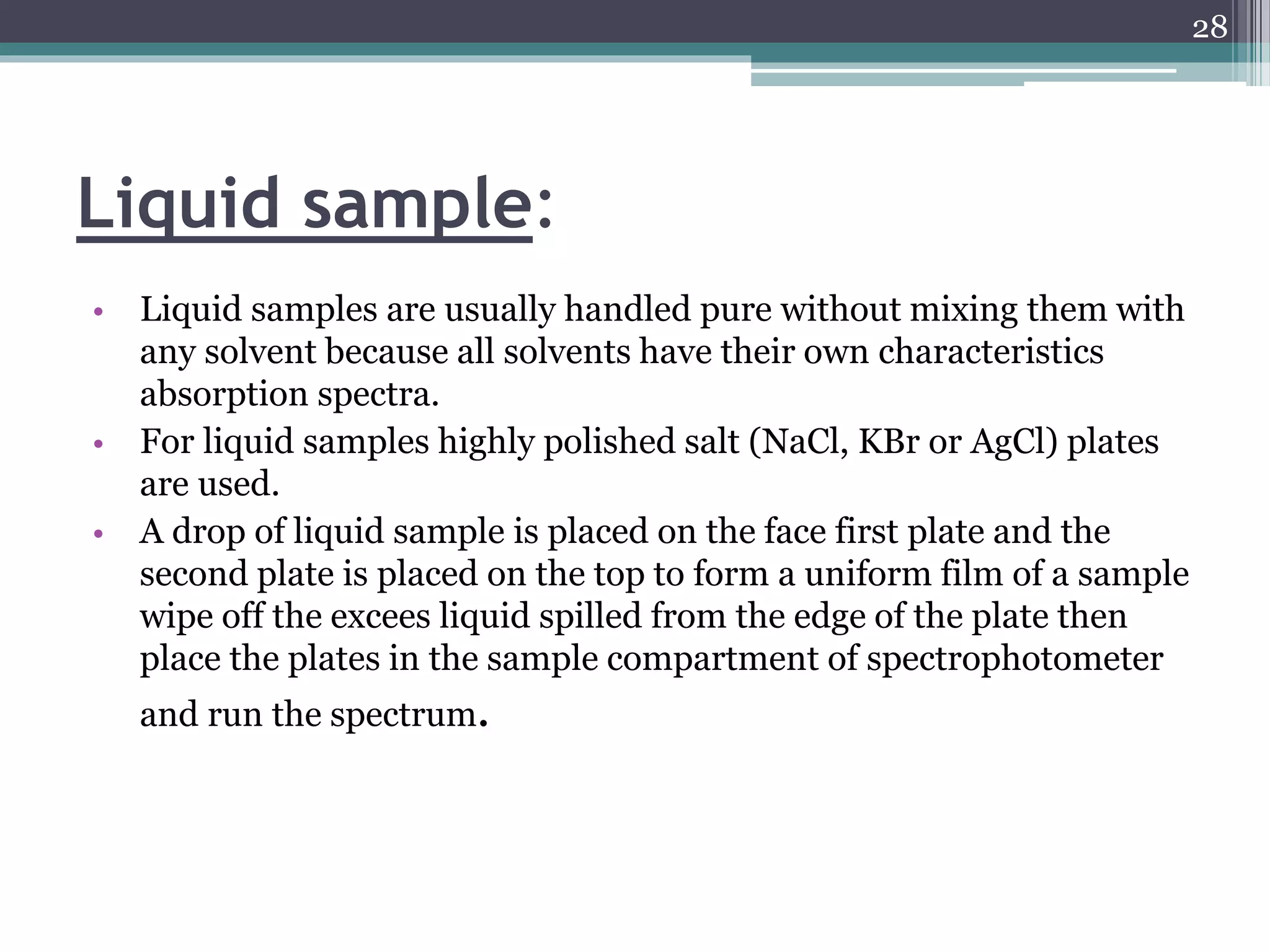 Ir spectroscopy | PPTX
