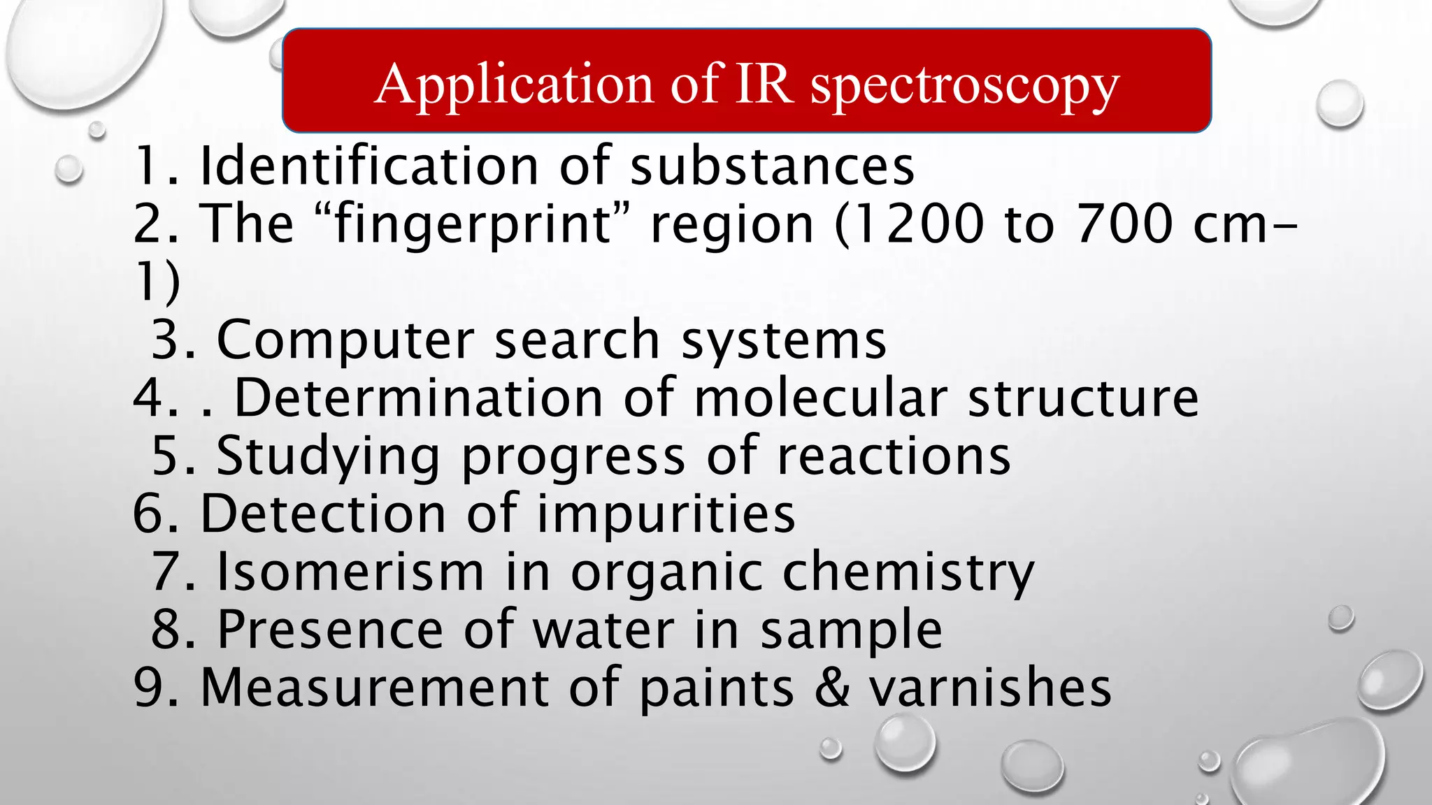 Ir spectroscopy | PPT