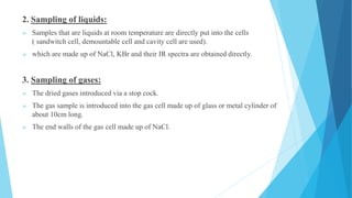 IR spectroscopy | PPT