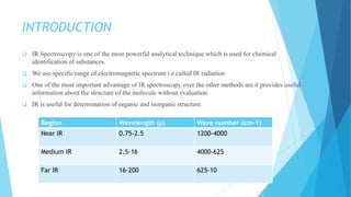 IR spectroscopy | PPT