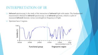 IR spectroscopy | PPT