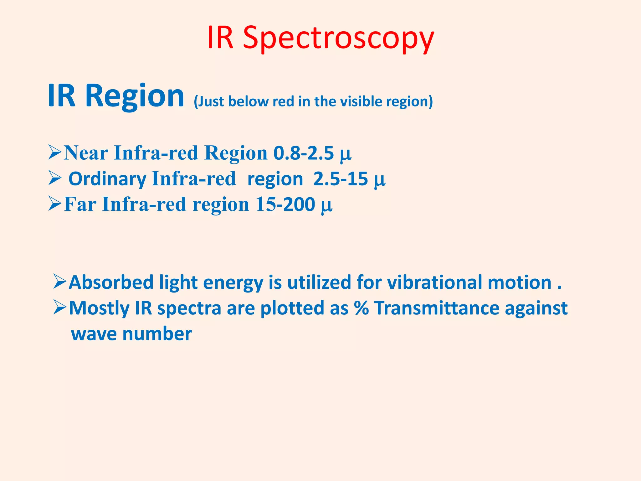 Ir spectroscopy by Bhavana P Khobragade | PPT