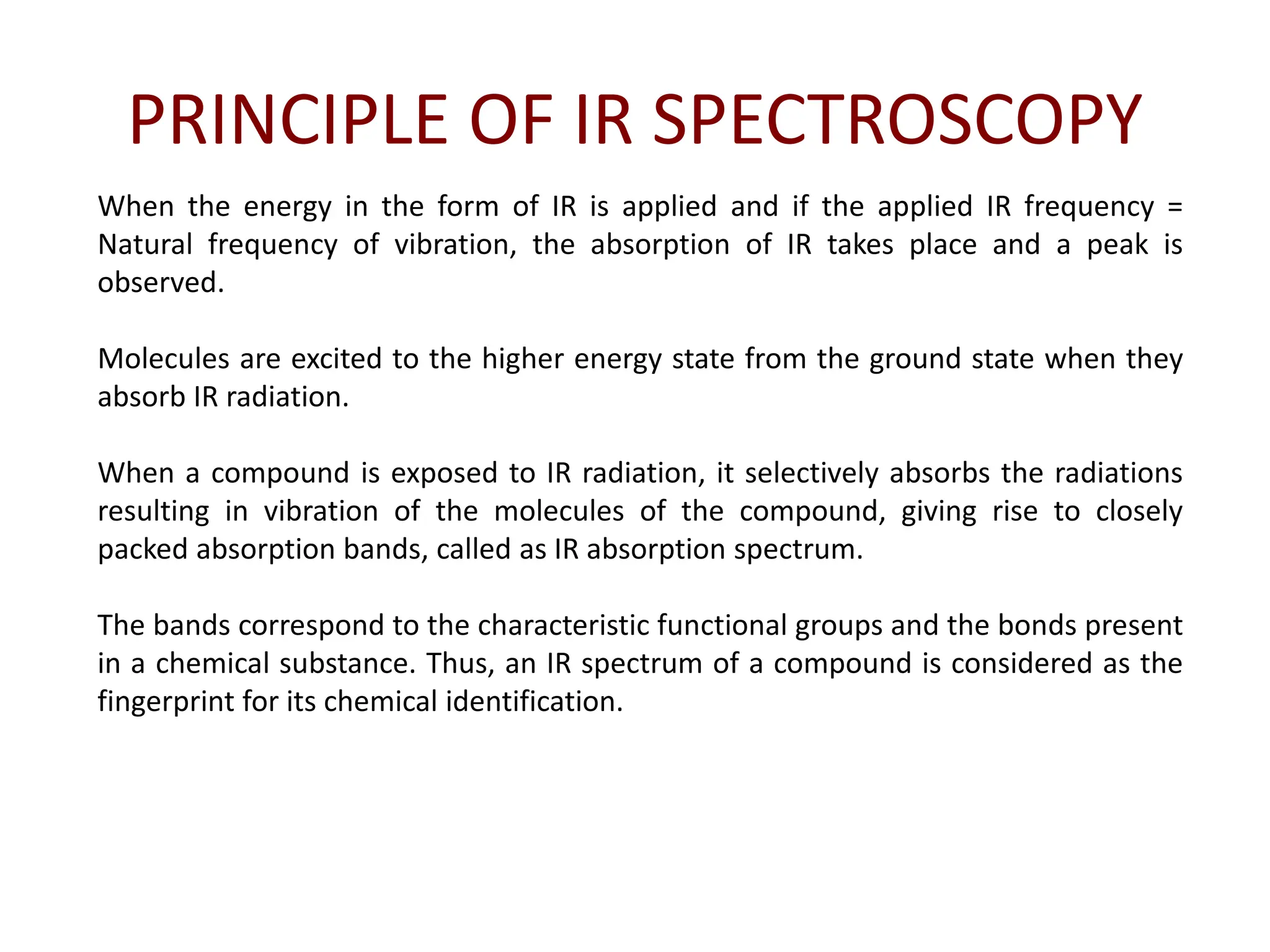 IR Spectroscopy.pptx | Chemistry | Science