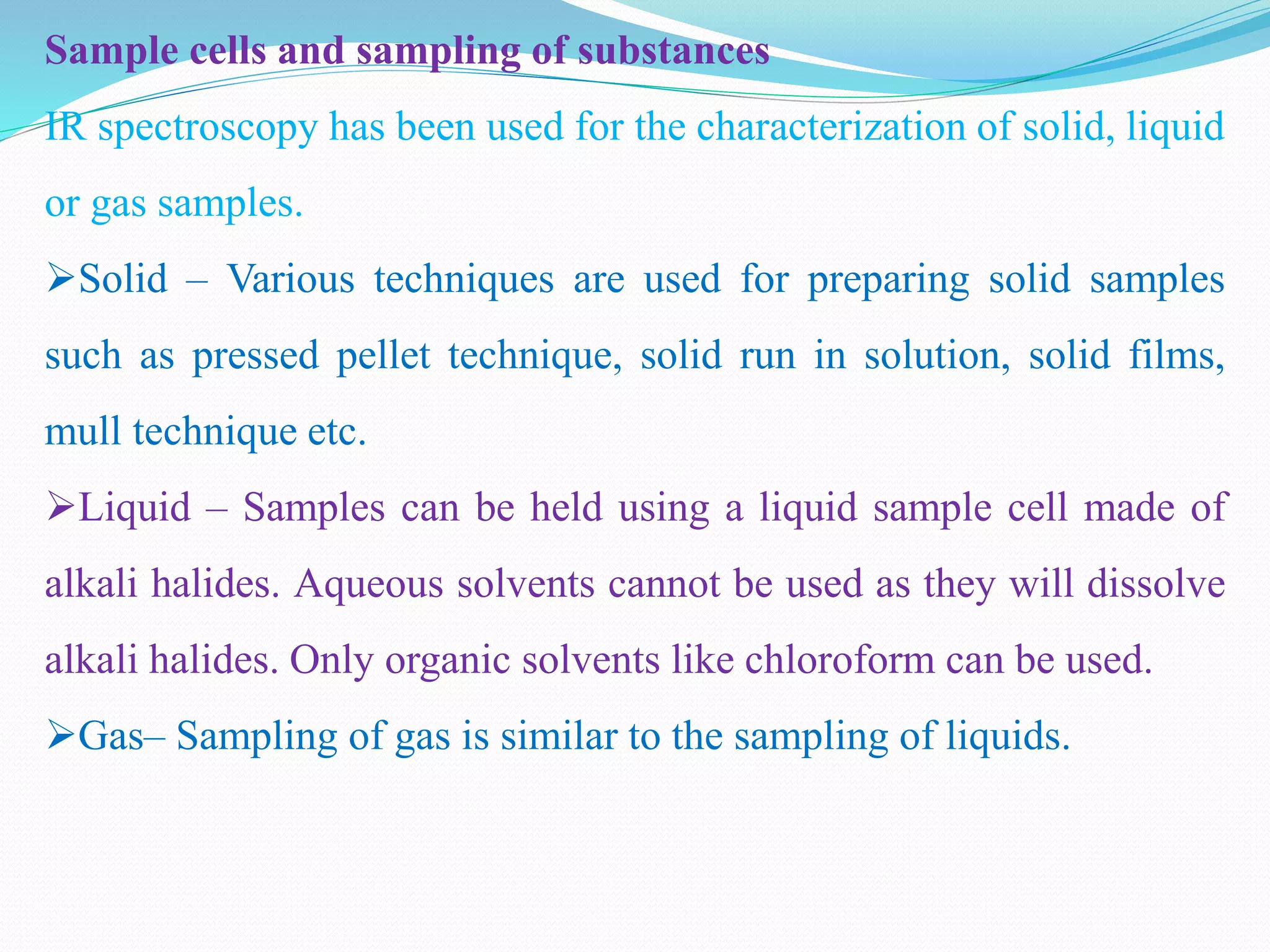 Infrared spectroscopy i | PPTX