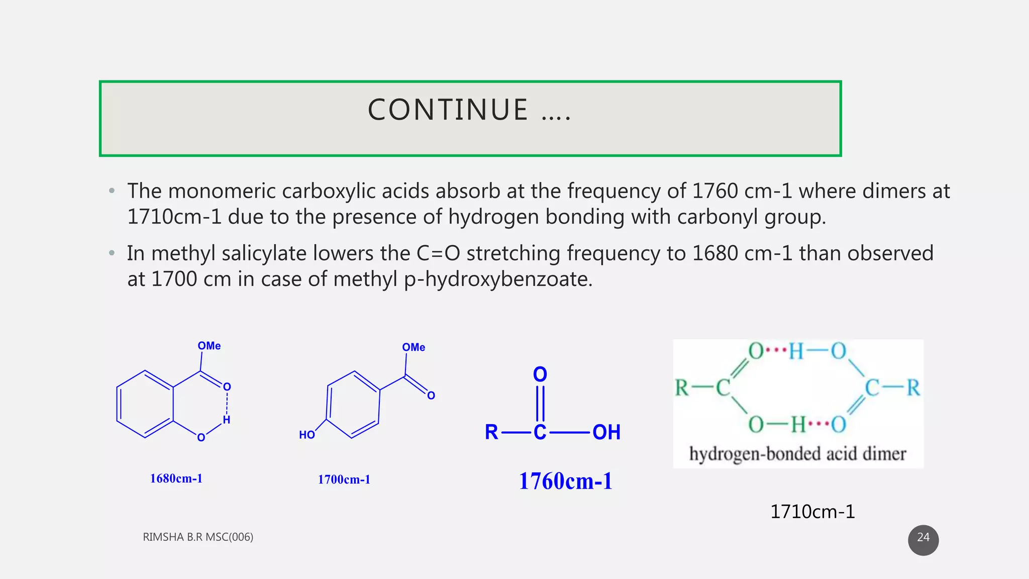infrared spectroscopy and factors effecting the IR | PPTX