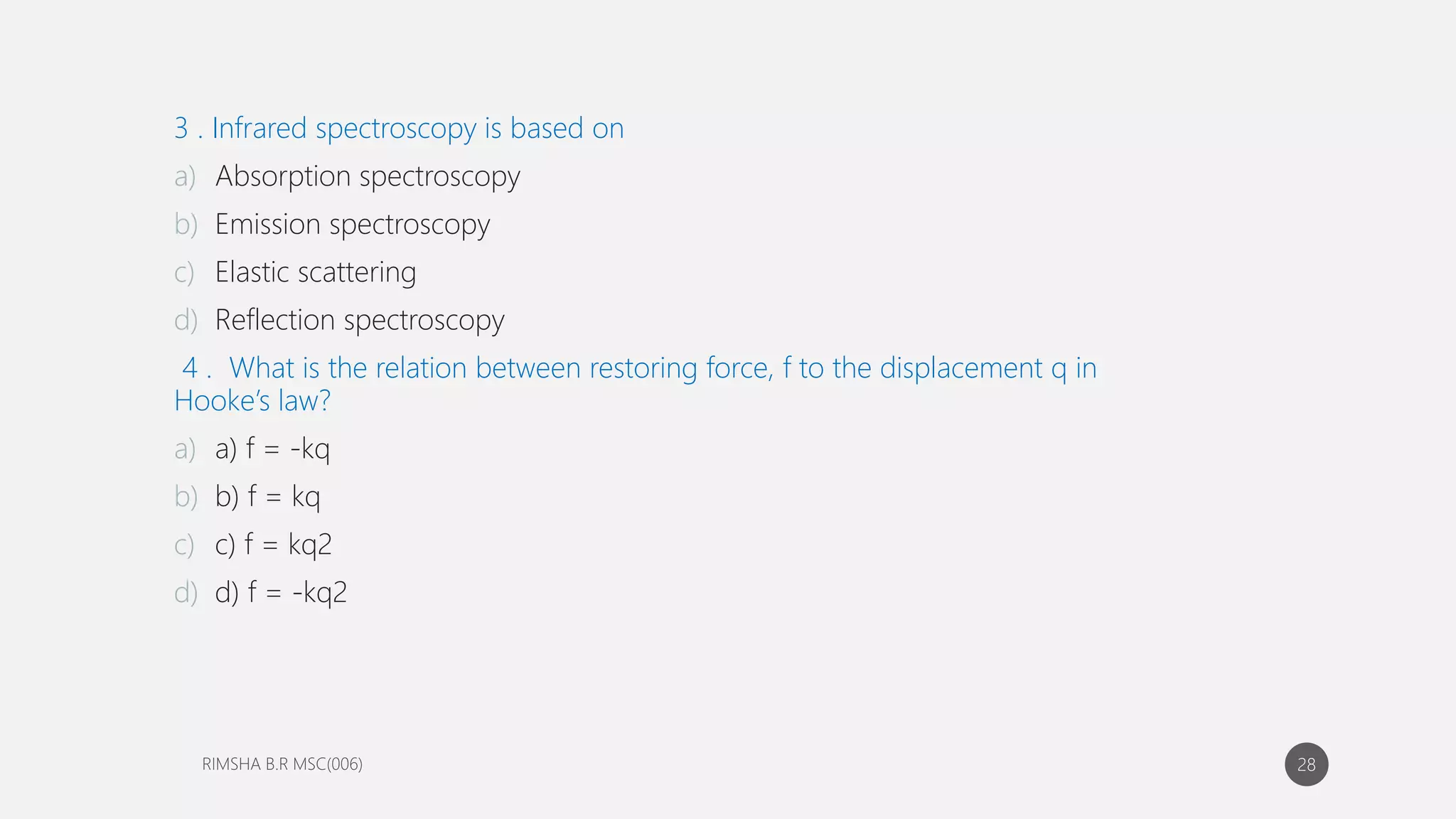 infrared spectroscopy and factors effecting the IR | PPTX