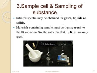IR Spectroscopy | PPTX