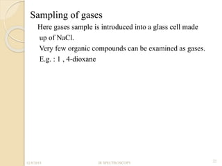 IR Spectroscopy | PPTX