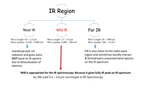 Ir spectroscopy slide | PPTX