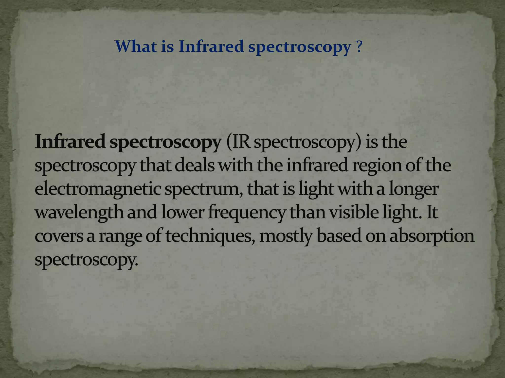 IR Spectrum of Polyethylene Terephthalate (PET) | PPTX