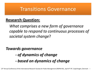 Transitions Governance and Public Administration | PPTX