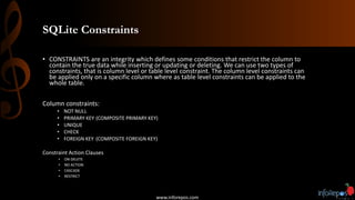 IR SQLite Session #2 | PPT