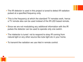 Ir switch & remote control | PPTX