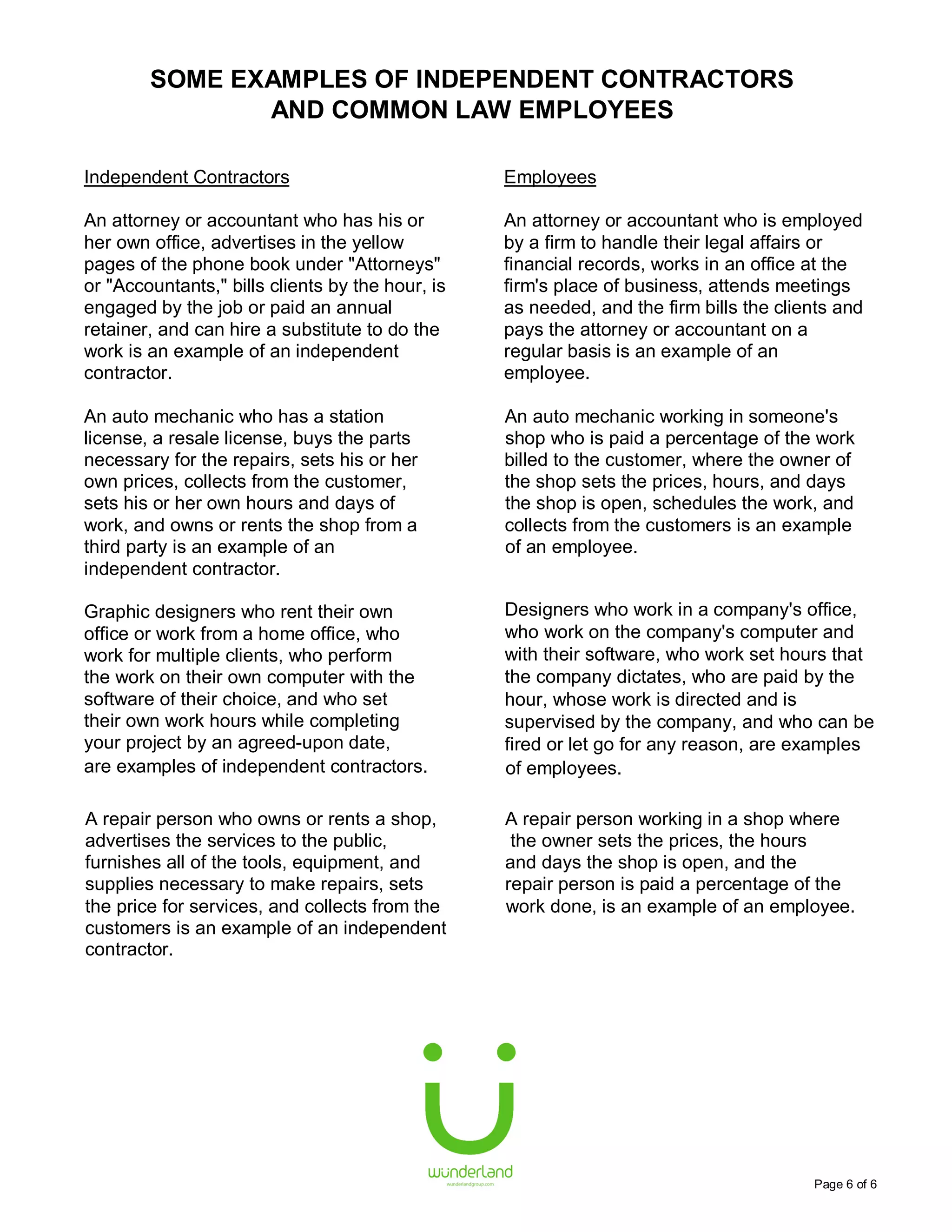 IRS Worker Classification | PDF