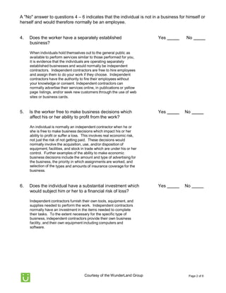 IRS Worker Classification | PDF