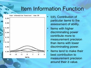 Irt 1 pl, 2pl, 3pl.pdf | Standardized Testing | Educational Assessment