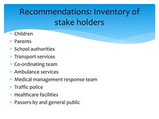 Post-crash Management & Data Needs | PPT