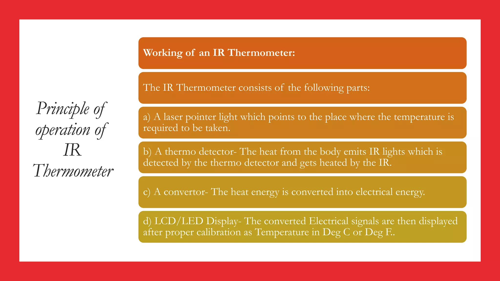 Infrared Thermometer-IR thermometer -Uses and Maintenance | PPTX
