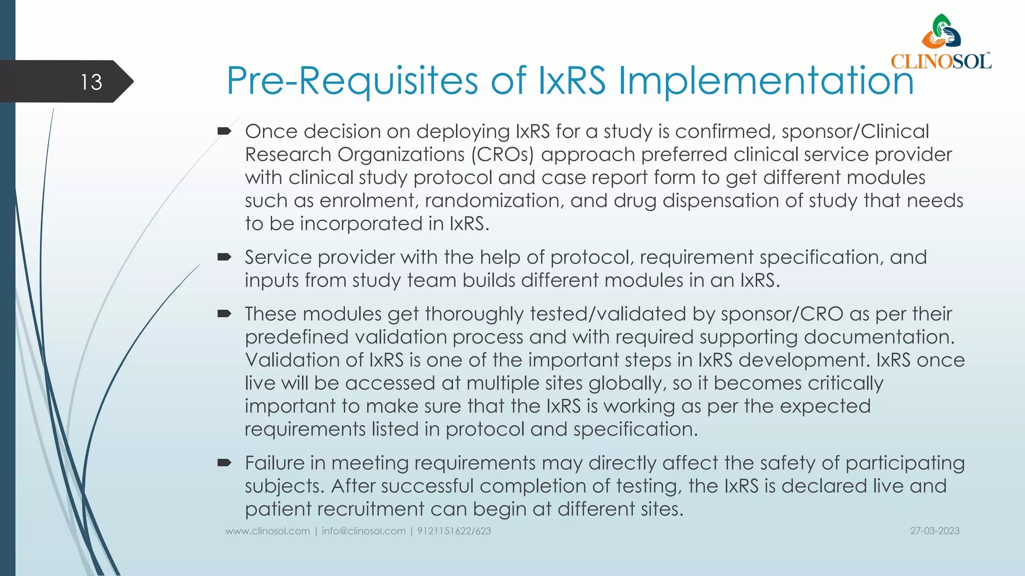IRT in Clinical Trials (IxRS)_IVRS_IWRS in Clinical Trials | PDF