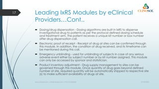 IRT in Clinical Trials (IxRS)_IVRS_IWRS in Clinical Trials | PDF