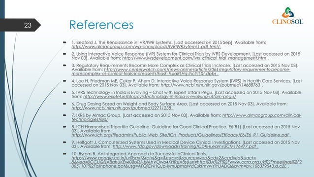 IRT in Clinical Trials (IxRS)_IVRS_IWRS in Clinical Trials | PDF