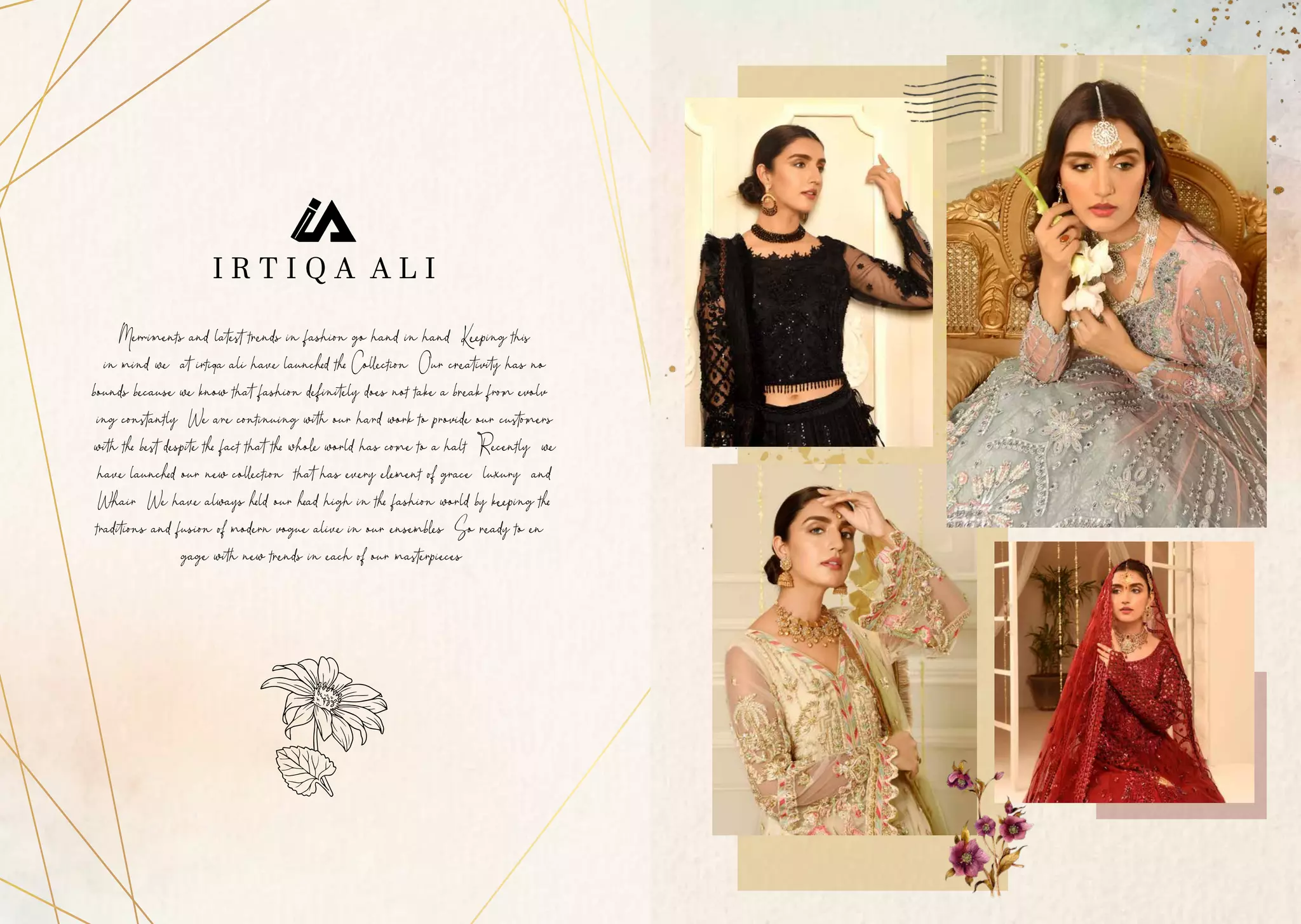 Irtiqa ali bridal collection 2021 | PDF | High Fashion | Style & Fashion