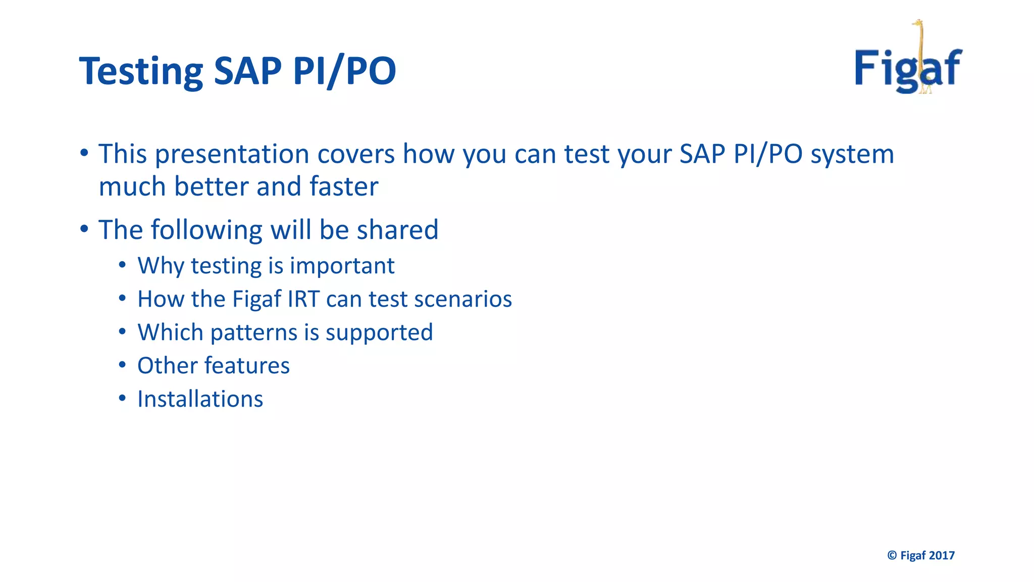 Testing SAP PI/PO systems Full version | PPTX