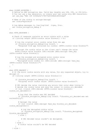 Irule encryption cookie | PDF