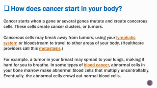 Understanding Tumors and Their Impact.pptx | Cancer | Diseases and ...