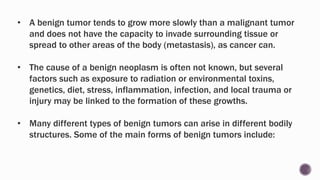Understanding Tumors and Their Impact.pptx | Cancer | Diseases and ...