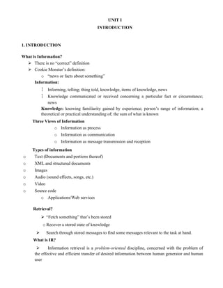 unit 1 INTRODUCTION | DOCX