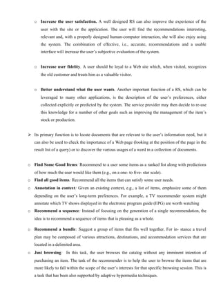UNIT V RECOMMENDER SYSTEM | DOCX