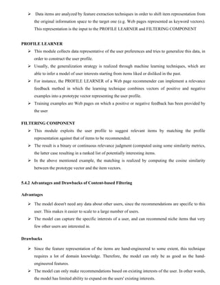 UNIT V RECOMMENDER SYSTEM | DOCX