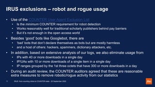 IRUS from counting clicks to COUNTER stats | PPTX | Databases | Computer Software and Applications