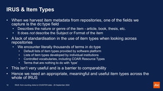 IRUS from counting clicks to COUNTER stats | PPTX | Databases | Computer Software and Applications