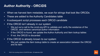 IRUS from counting clicks to COUNTER stats | PPTX | Databases | Computer Software and Applications